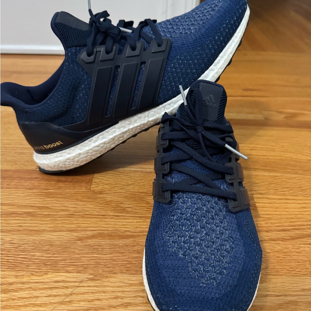 Adidas Dark Blue Ultra Boost Running Shoes - Gem